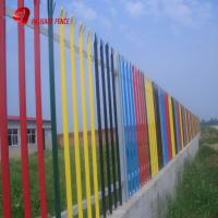China Customized Heavy Duty Palisade Fence Panels Curved Top Palisade Fencing W Shape for sale