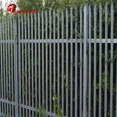 China Wholesale Price 2.4m Ornamental Decorative Metal Steel D Pale Palisade Fencing Euro Fence Price for sale