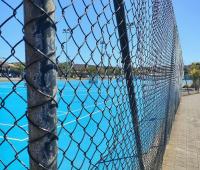 China 2.0-4.0mm Polyester Gabion Net Pet Ecological Gabion Net for sale