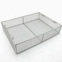 China Customized Metal Net Basket Stainless Steel Wire Mesh Basket for Frying Cooking for sale