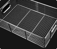 China Stainless Steel Basket Tray for Sterilization Sasket with Electrolytic Polishing Treatment for Laboratory for sale