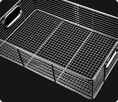 China Stainless Steel Basket Tray for Sterilization Sasket with Electrolytic Polishing Treatment for Laboratory for sale