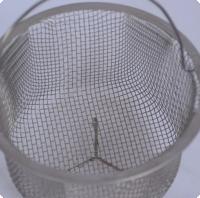 China Custom 304 316 316L Stainless Steel Wire Mesh Filter Basket Removable Tank Insert for Liquid Filtration for sale