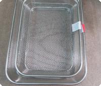 China Customized Stainless Steel Woven Wire Mesh Basket for sale