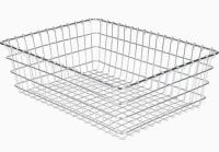 China Food Grade Stainless Steel Basket Custom Size & Shape Handheld Wire Draining Basket for Sundries Storage, Dishes Draining, Fruits Drying for sale