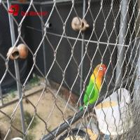 China New 304/316 7*7 Stainless Steel Woven Protection Fence Flexible Metal Wire Rope Bird Cage Cable Protecting Safety Mesh for sale