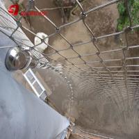 China Stainless Steel 304/316 7*7 Zoo Wire Mesh Fence Green Wall Mesh Safety Net Stainless Steel Rope Mesh for sale