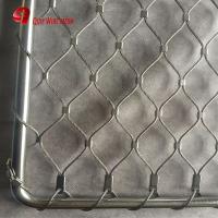 China Stainless Steel 304/316 7*7 Zoo Wire Mesh Fence Green Wall Mesh Safety Net Stainless Steel Rope Mesh for sale