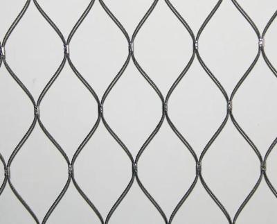 China Factory Sale Flexible Stainless Steel Rope Mesh - Zoo Enclosure Safety Net, for Stair Railing, Custom Mesh & Wire Diameter for sale