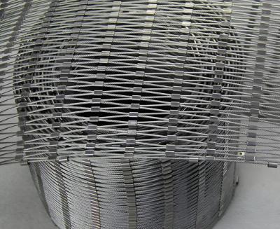 China Stainless Steel Rope Mesh Anti-Fall Safety Net for High-Rise Building Balconies & Terraces. for sale