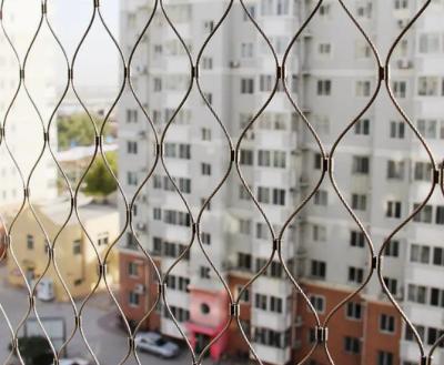 China Architectural Stainless Steel Rope Mesh X-tend Style Woven Wire Cable Net for Outdoor Garden Trellis Structures for sale