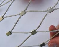 China Flexible Stainless Steel Rope Mesh 316 Grade Woven Wire Cable Net for Rooftop Safety Fall Arrest Systems Design for sale