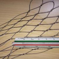 China Flexible 304/316 Stainless Steel Wire Rope Mesh for Zoo & Bird Enclosure for sale