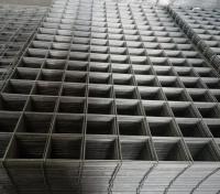 China Welded Wire Mesh Panel, Black Carbon Steel 4X8FT Building Net Panel for sale