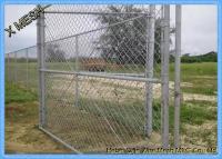 China Heavy Duty Hot Dipped Galvanized Chain Link Fence Fabric 9 Gauge 1.2m X 30m Size for sale