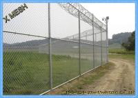 China Hot Dipped Galvanized Chain Link Garden Security Wire Mesh Iron Metal Farm Fence for Garden for sale