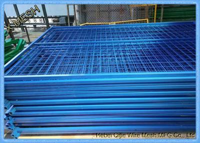 China Canada Standard Powder Coated 9.5ft x 6ft Temporary Mesh Fence with Base for sale