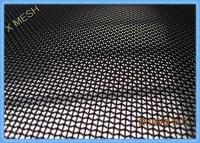 China 304 Material 090 Diameter Black Stainless Steel Security Window Screen Mesh for sale