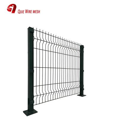 China 2.0m 3D Curved Welded Mesh Fence 50X150mm for   Camp Security for sale
