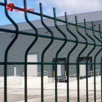 China Hot Dipped Bend Triangle Bend Garden Fence for 3D Curved Mesh Fence for sale