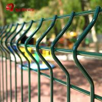 China 3D Panel Fence 3D Curved Steel Welded Fence Curved Wire Fence V Mesh Wire Fence Security Fence for sale
