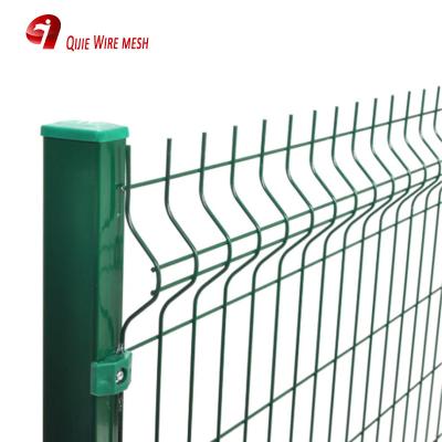 China 3D Metal Fencing Security Outdoor Highway Home Garden Farm Steel Welded Curved Wire Mesh Fence Panels for sale