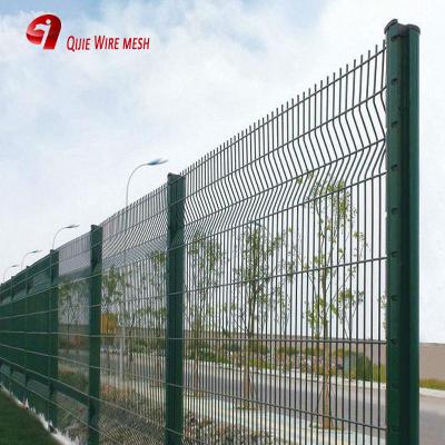 China Easy to Assemble Anti-Corrosion Galvanized 3D Curved Welded Wire Mesh Fence Board for Garden for sale