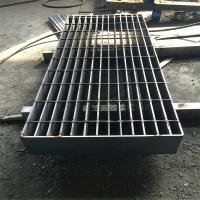 China Factory Supply Customized Galvanized Steel Trench Drain Cover Steel Bar Grating Price Metal Grate for Outdoor Walkway Floor for sale
