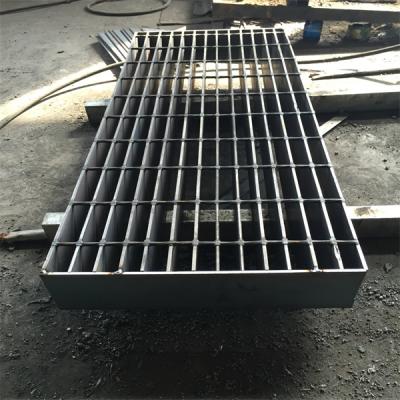 China Factory Supply Customized Galvanized Steel Trench Drain Cover Steel Bar Grating Price Metal Grate for Outdoor Walkway Floor for sale