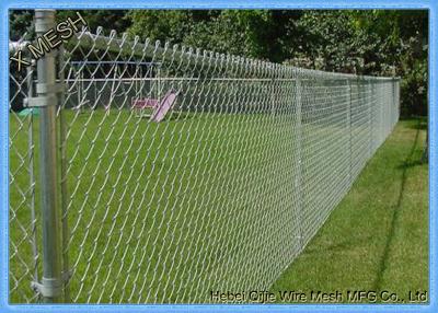 China Electro Galvanized Chain Link Fence Panels - 1.6-4.2mm Wire, 1.5-3.6m Height Options for Industrial Security for sale