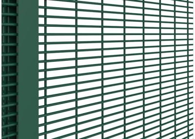 China Powder Coated Clear View Anti Climb Perimeter Welded Anti-Theft Metal Wire 358 Mesh Fence for High Security/Safety/Airport/Electric for sale