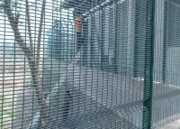 China 358 Security Fence Panel Anti Climb High Security Perimeter Fence Clear View Welded Mesh Fence System for Prison Industrial for sale