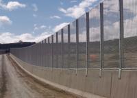 China 358 Security Fence Panel Anti Climb High Security Perimeter Fence Clear View Welded Mesh Fence System for Prison Industrial for sale
