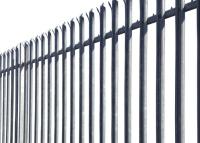 China Metal Palisade Fence D and W Shape Palisade Security Fence System for sale