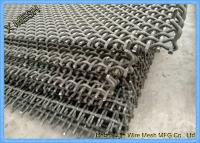 China Mine Sieving Woven Wire Hooked Vibrating Screen Mesh for Stone Quarry for sale