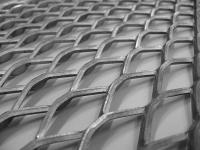 China Building Material Facade Cladding Aluminum Expanded Metal Sheet Wire Mesh for Corridor Stair Baffle for sale