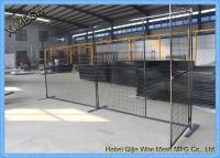 China 6x10 Feet Commercial Fence Panel - 10 Gauge Galvanized Steel with 50lb Weight and Ground Stand for sale