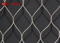 China 304 316 High Strength Stainless Steel Hand-Woven Ferruled Cable Wire Rope Mesh for sale