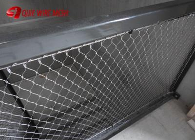 China 304 316 High Strength Stainless Steel Hand-Woven Ferruled Cable Wire Rope Mesh for sale