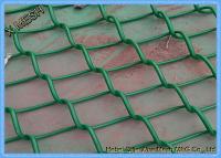 China Commercial And Residential PVC Coated Chain Link Fencing 1.5 Inch ISO Listed for sale