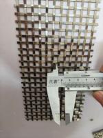 China Decorative Antique Brass Wire Mesh Panels for sale