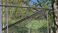 China High Tensile Steel Wire Rope Net Protects Against Flying Bojects for sale
