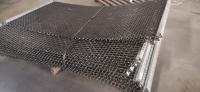 China Gravel Crusher Hooked Vibrating Sieve Screen Mesh 65mn Stainless Steel Crimped Wire Mesh for Mining and Quarry for sale