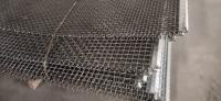 China Gravel Crusher Hooked Vibrating Sieve Screen Mesh 65mn Stainless Steel Crimped Wire Mesh for Mining and Quarry for sale