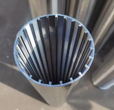 China S32750 18S/Q35-12mm Profile Full Welded Wedge Wire Screen With Q35 Support Rod for sale