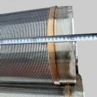China S32750 18S/Q35-12mm Profile Full Welded Wedge Wire Screen Tube for sale