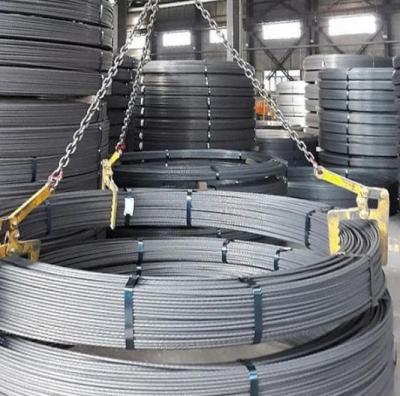 China SG Brand 1860MPa PC Wire Prestressing Steel Strand Cable 7-Wire Post-Tension Strand Tendon 15.24MM Low-Relaxation 2.5 High for sale