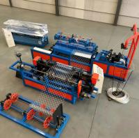 China Fully Automatic Galvanized High Tensile Steel Wire Winding Net Production Line for sale