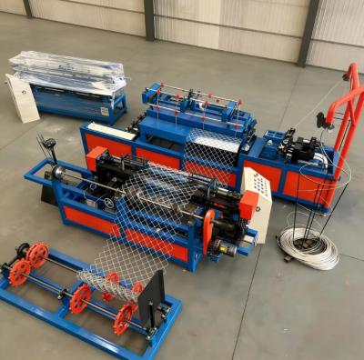 China Fully Automatic Galvanized High Tensile Steel Wire Winding Net Production Line for sale