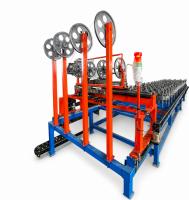 China Fully Automatic Galvanized High Tensile Steel Wire Winding Net Production Line for sale